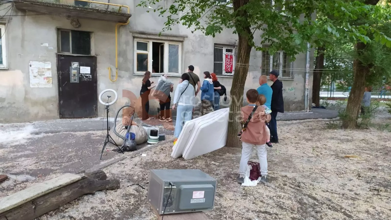 Появилось видео штурма здания на Нариманова в Ростове-на-Дону ...